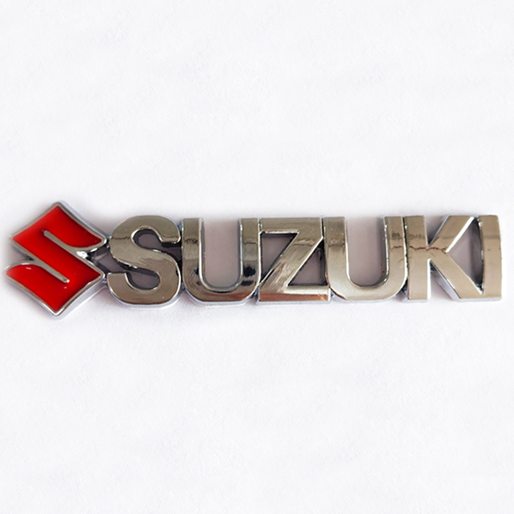 1 x Metal SUZUKI Logo Car Auto Decorative Side Fender Rear Emblem Badge ...