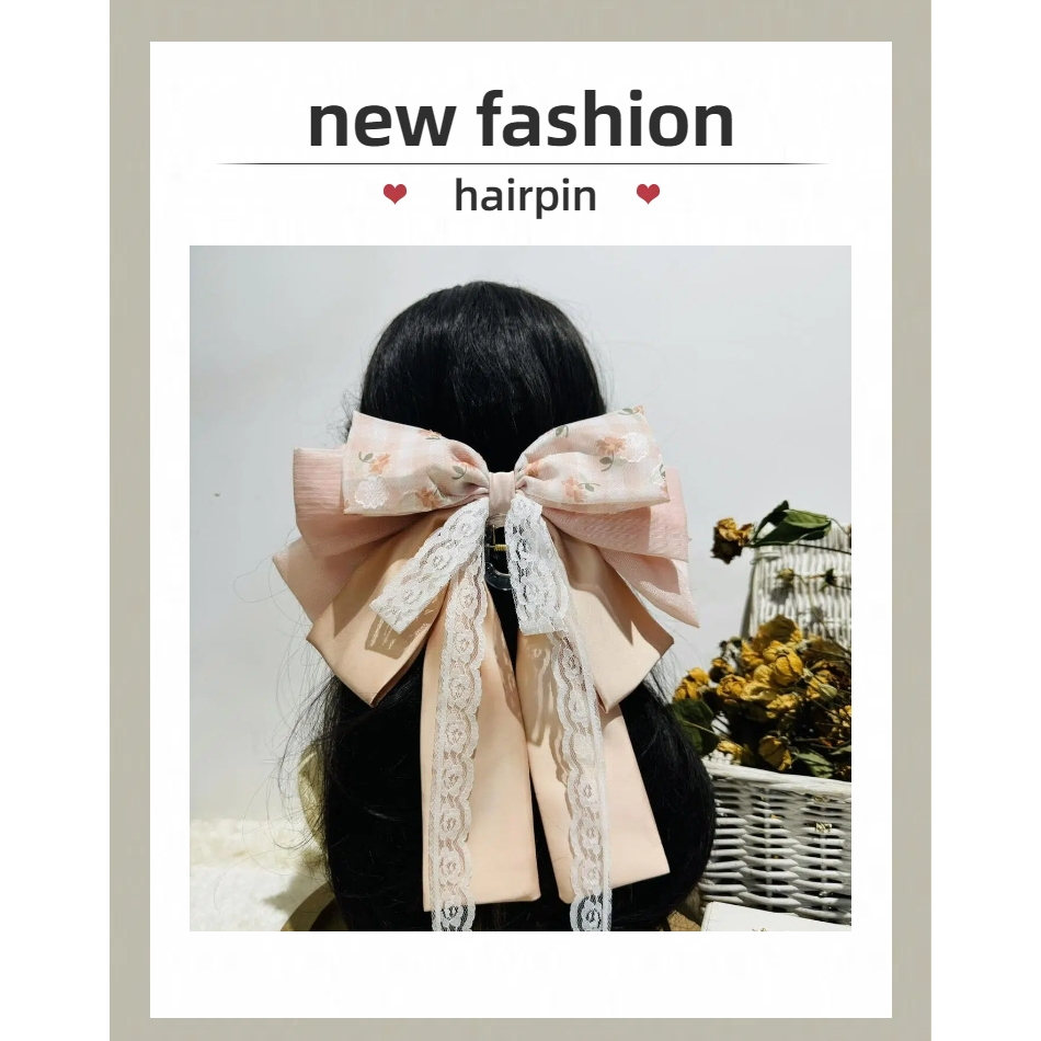 Handmade Warmth Accessory! 3D Floral Ribbon Bow Gradient Satin with ...