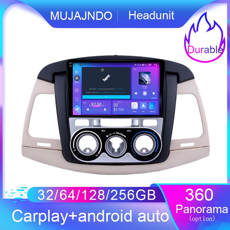 MUJAJNDO 9inch android head unit for toyota innova 2005-2011 android15 ...