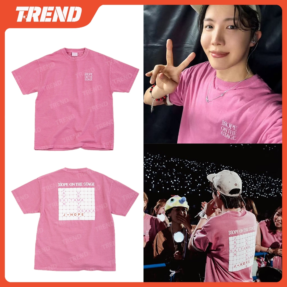 KPOP BANGTAN J-HOPE Merch Cotton Washed T-shirt Vintage HOPE ON THE ...