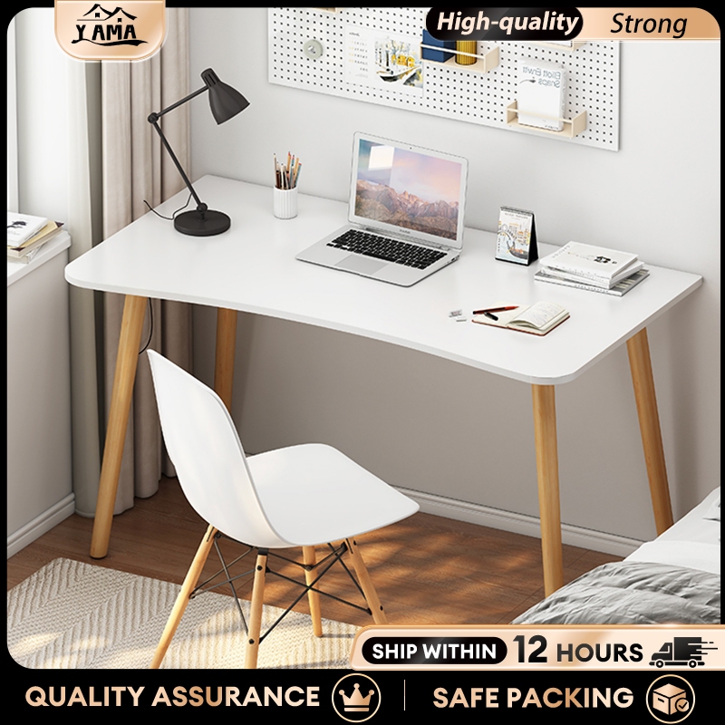Study Desk Home Bedroom Office Table 80CM Simple Writing Desktop Laptop ...