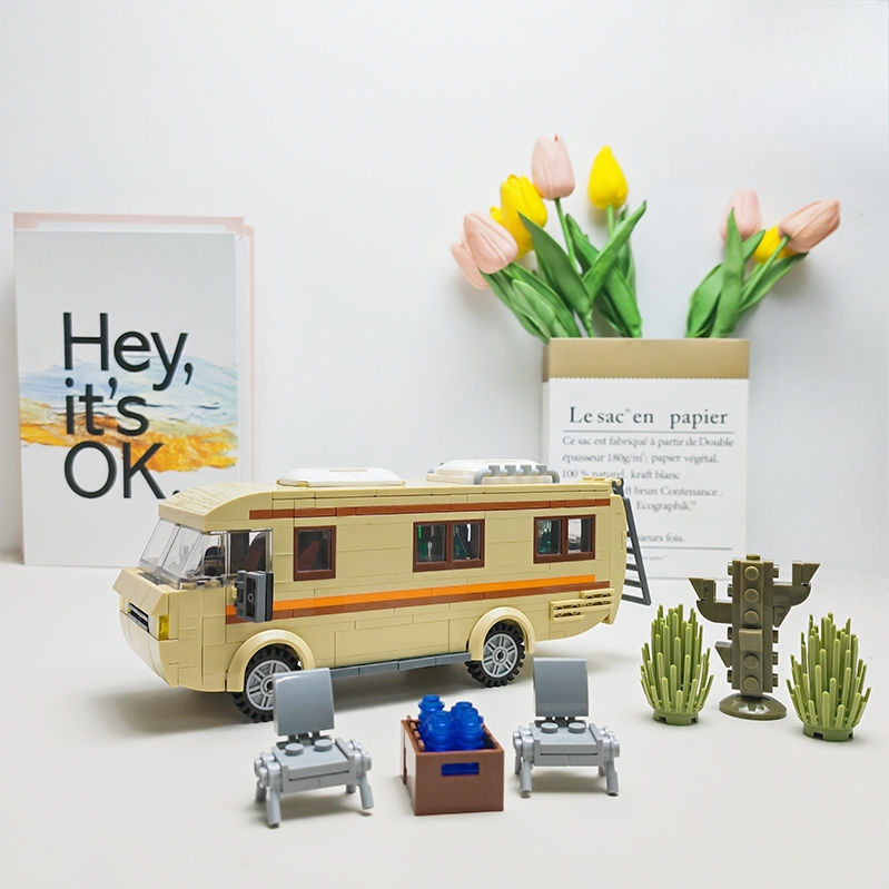 Building block toys, Breaking Bad RV models, children's educational ...