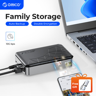 ORICO Private Cloud 2.5" HDD/SSD NAS Networkable Enclosure for APP-Connect SDVN Encryption ...