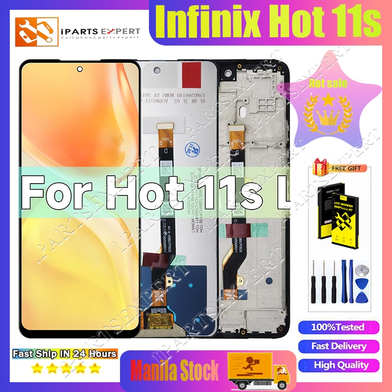IPARTSEXPEERT 6.78"Original High quality LCD For Infinix Hot 11s X6812 ...