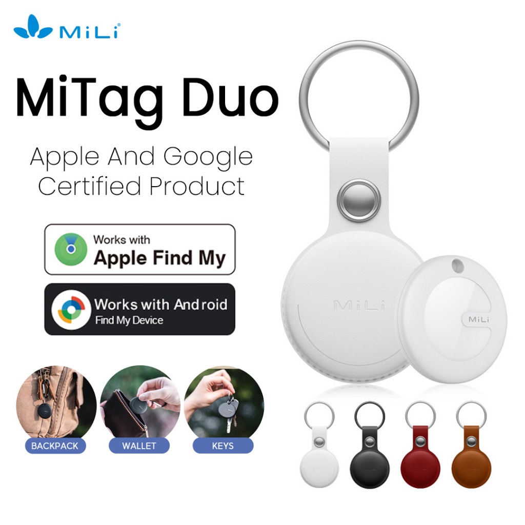 Both For iOS&Android MiLi MiTag Duo Item Finder Global GPS Tracking Key ...