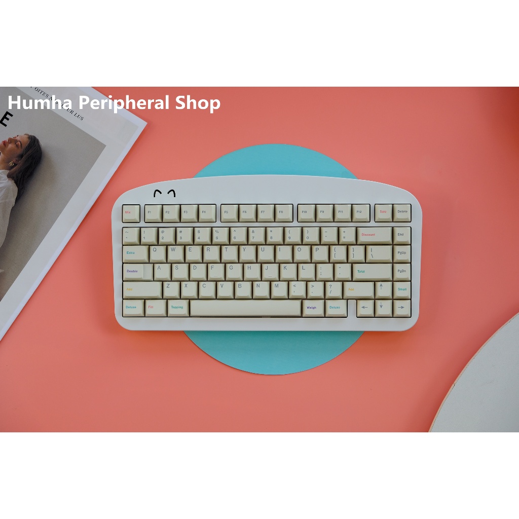 Humha Fro.yo keycap PBT material Dye-Sublimation Cherry profile Mechanical Keyboard keycap ...