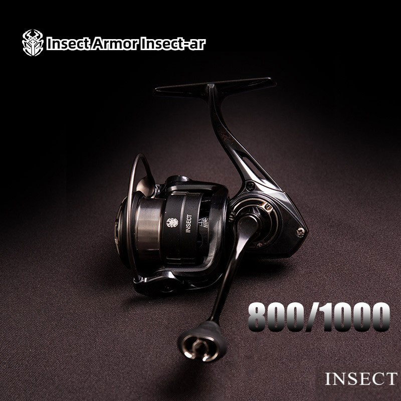INSECT-AR Refinement Spinning Fishing Reel 800/1000 Full Metal Reel 5.2 ...