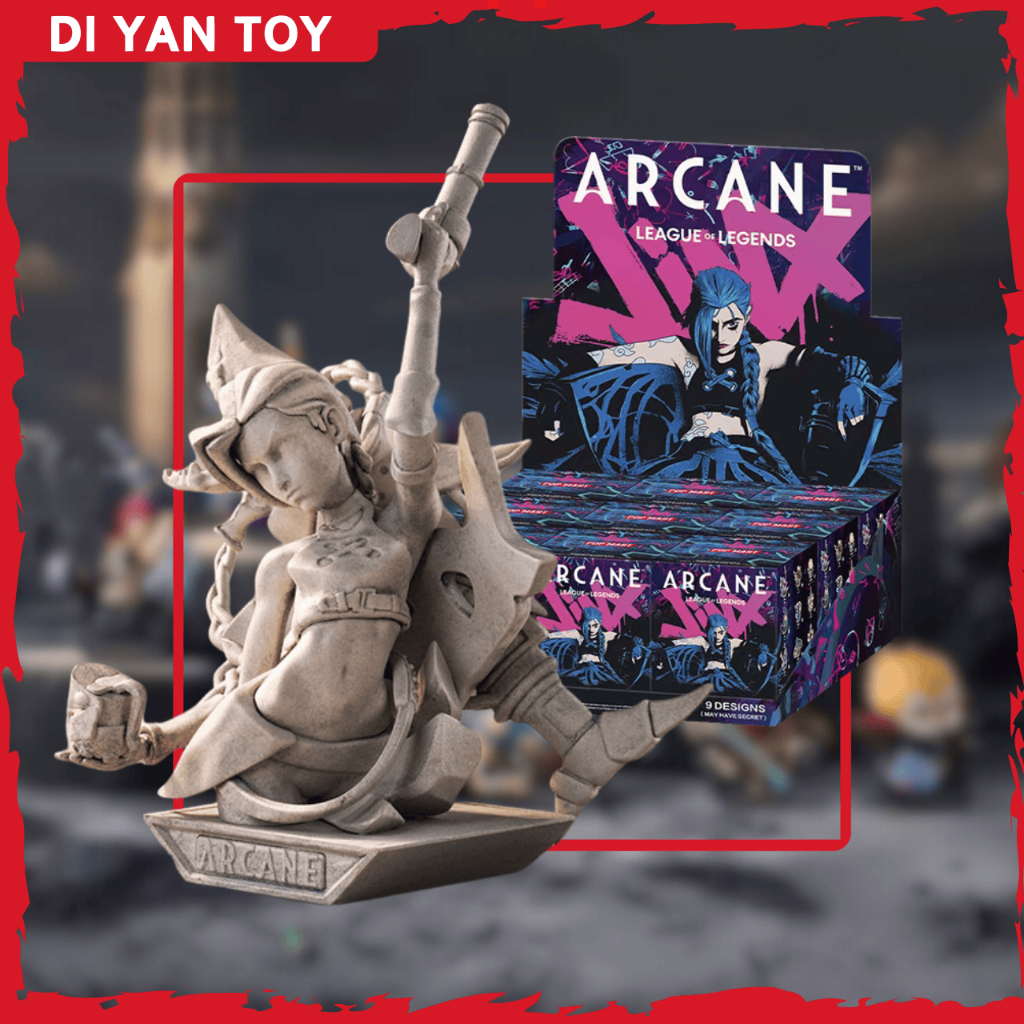 POPMART League of Legends: Arcane Series Figurine Blind Box Trendy Gift ...