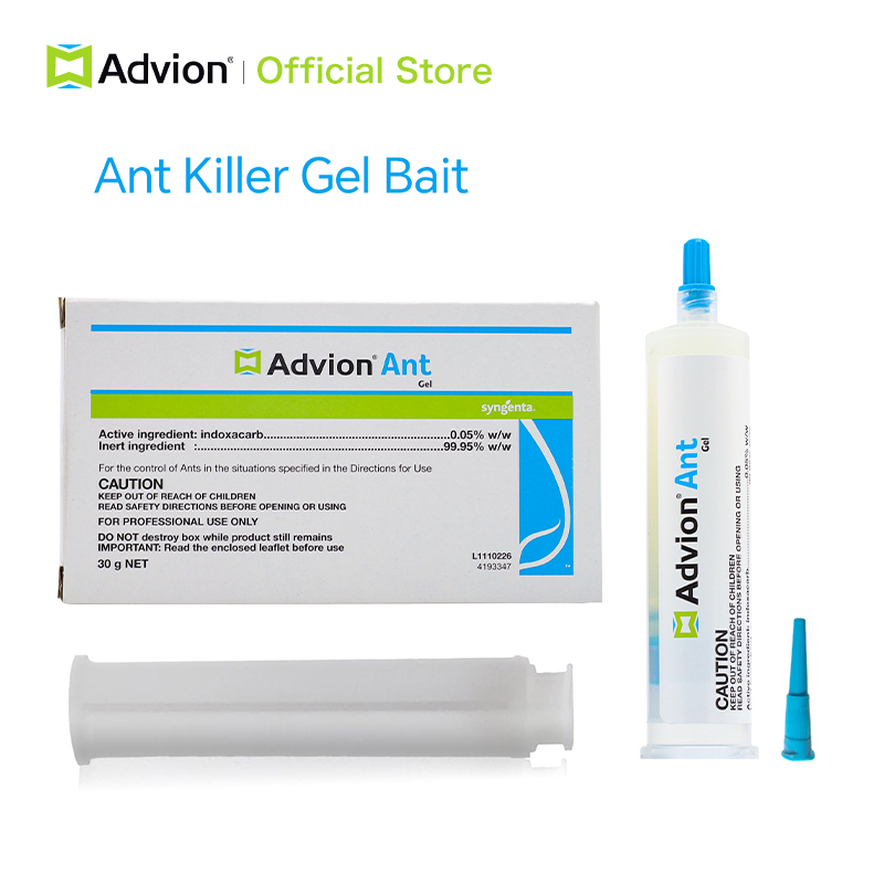 Syngentga Advion Ant Gel Bait, 30g, 1Plunger and 1 Tip, Formulated with 0.05% Indoxacarb, ,Ant ...