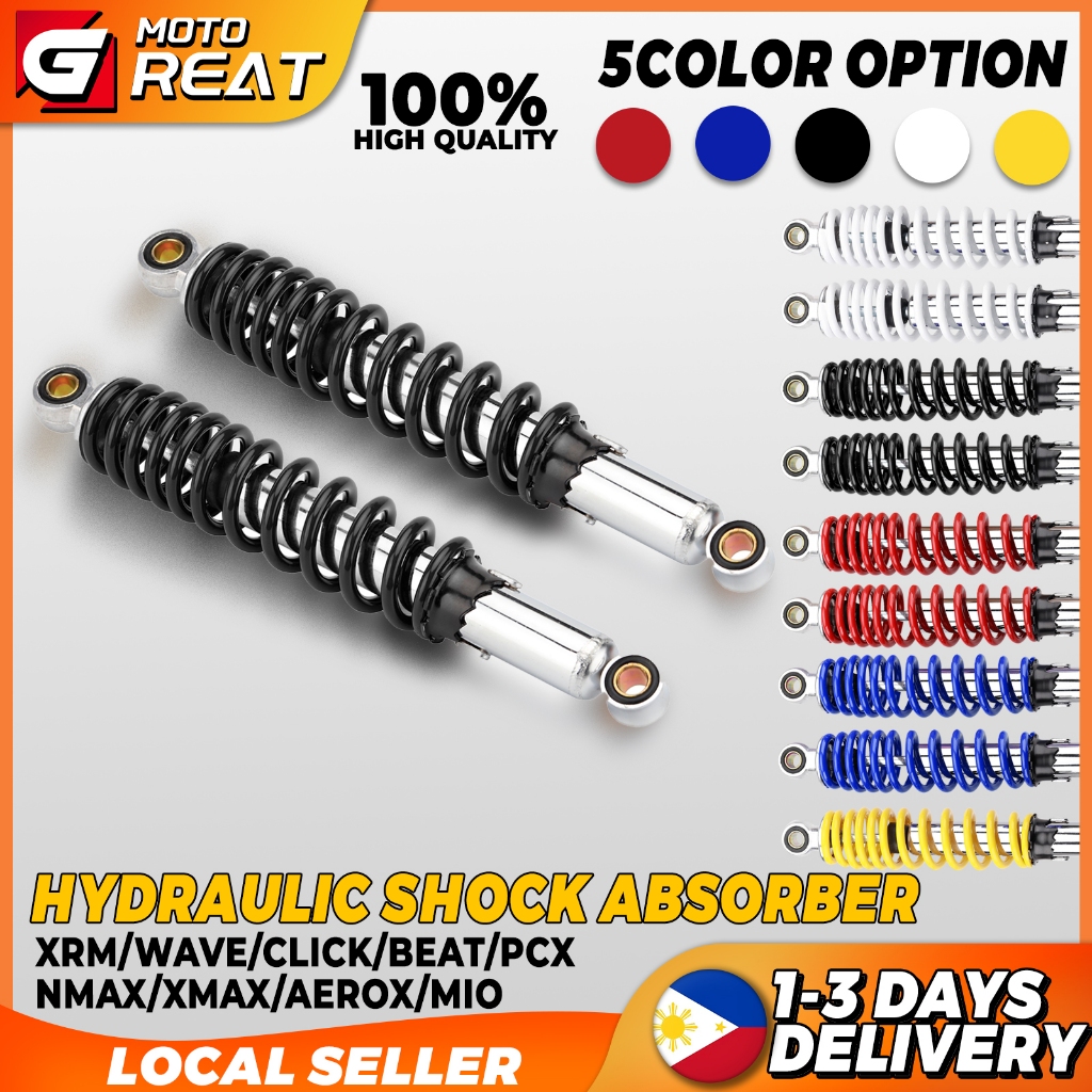 280MM/310MM Rear Shock Absorber 1 Pair Motorcycle Suspension Shock ...