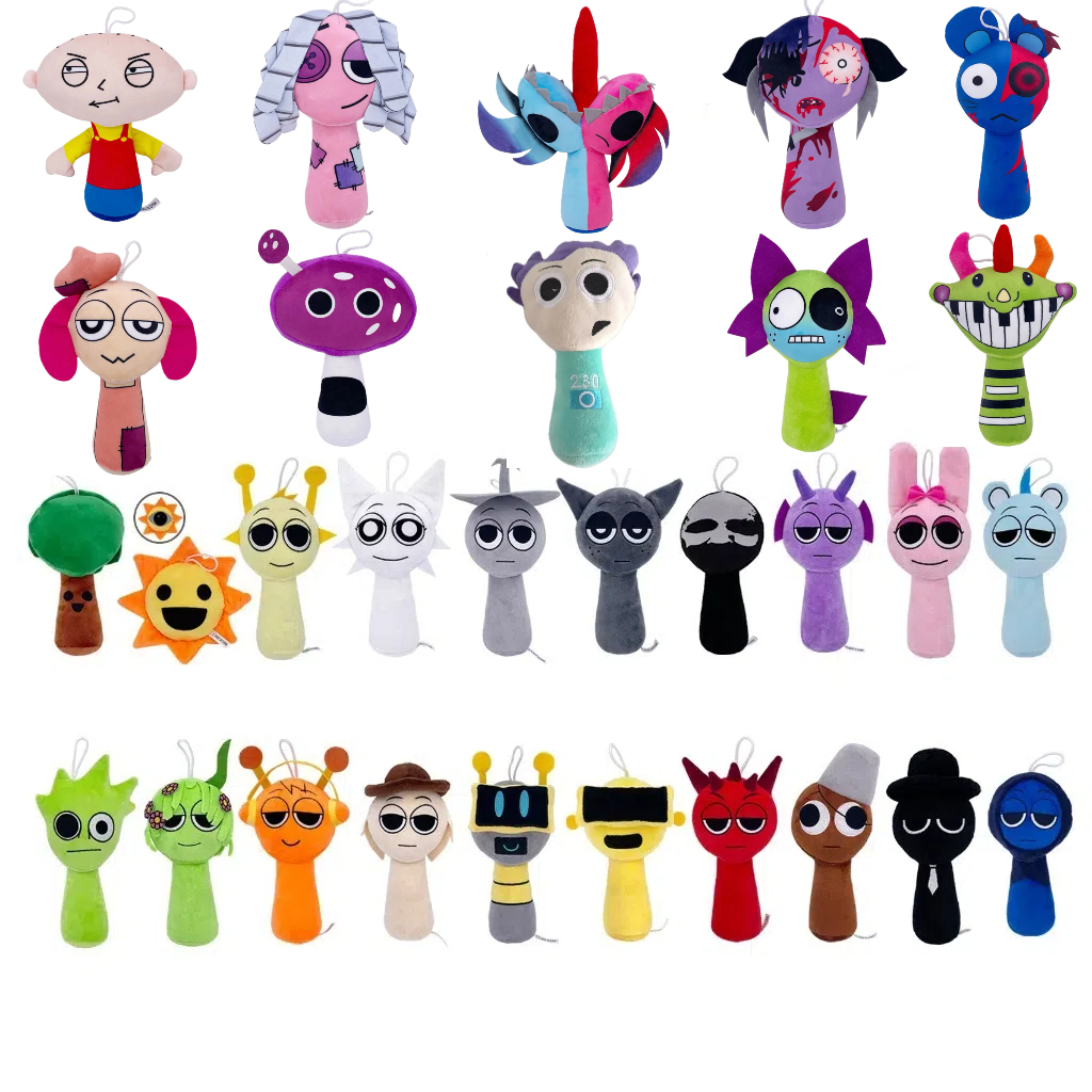 Sprunki Incredibox Sprunki plush toy Sprunki gift for kids | Shopee ...