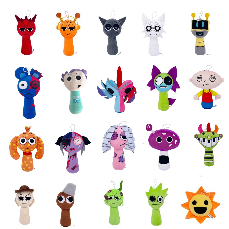 Sprunki Incredibox sprunki plush toy christmas gift for kids Oren Raddy ...