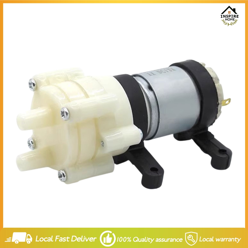 385 12V DC Water Pumping Motor Mini Water Pump Diaphragm Pump Self ...