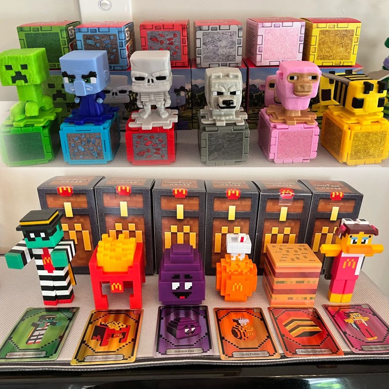 McDonalds Minecraft Figure Mcdo Minecraft Happy Meal Collectible Model ...