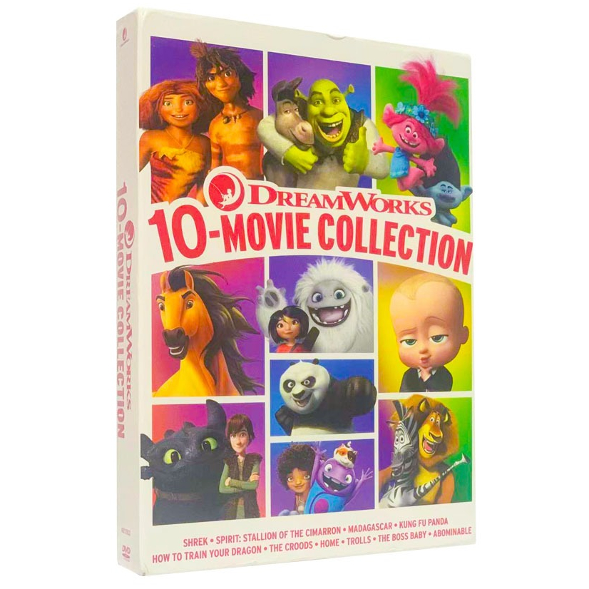 Movie DreamWorks 10-Movie Collection HD D.V.D Hobby Collection | Shopee ...