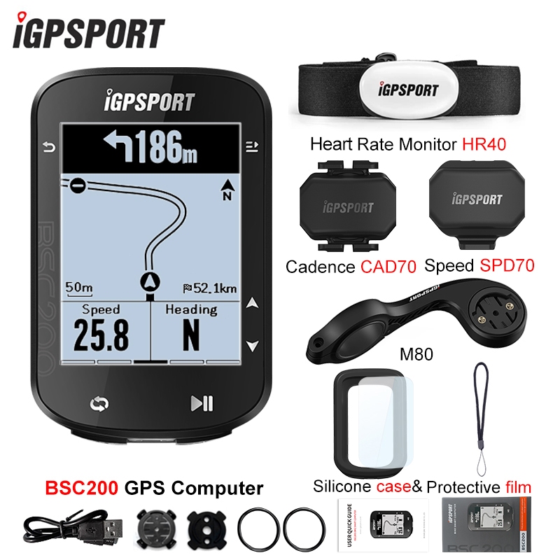 IGPSPORT BSC200 Bike speedometer wireless water proof IPX7 Rechargeable ...