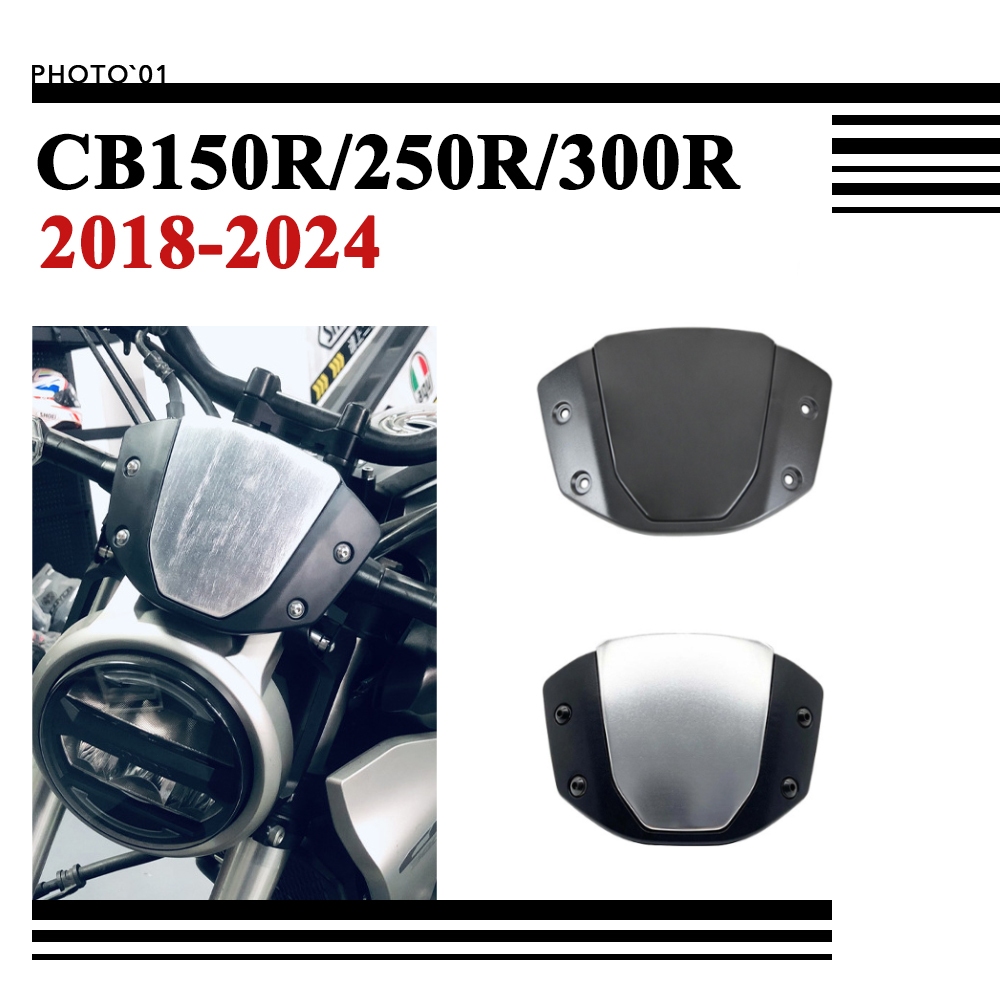PSLER For Honda CB150R CB250R CB300R Windshield Visor Windscreen Wind ...