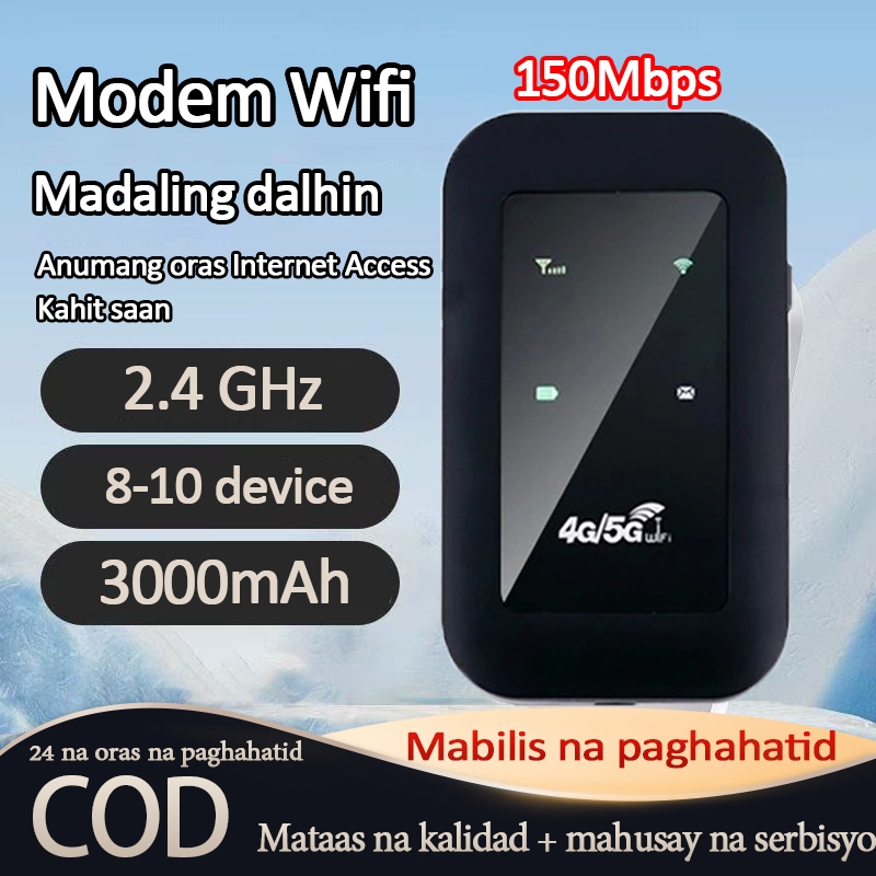 H806 Wireless Router 4G/5G LTE Mini WiFi Modem 150Mbps Mobile Broadband ...