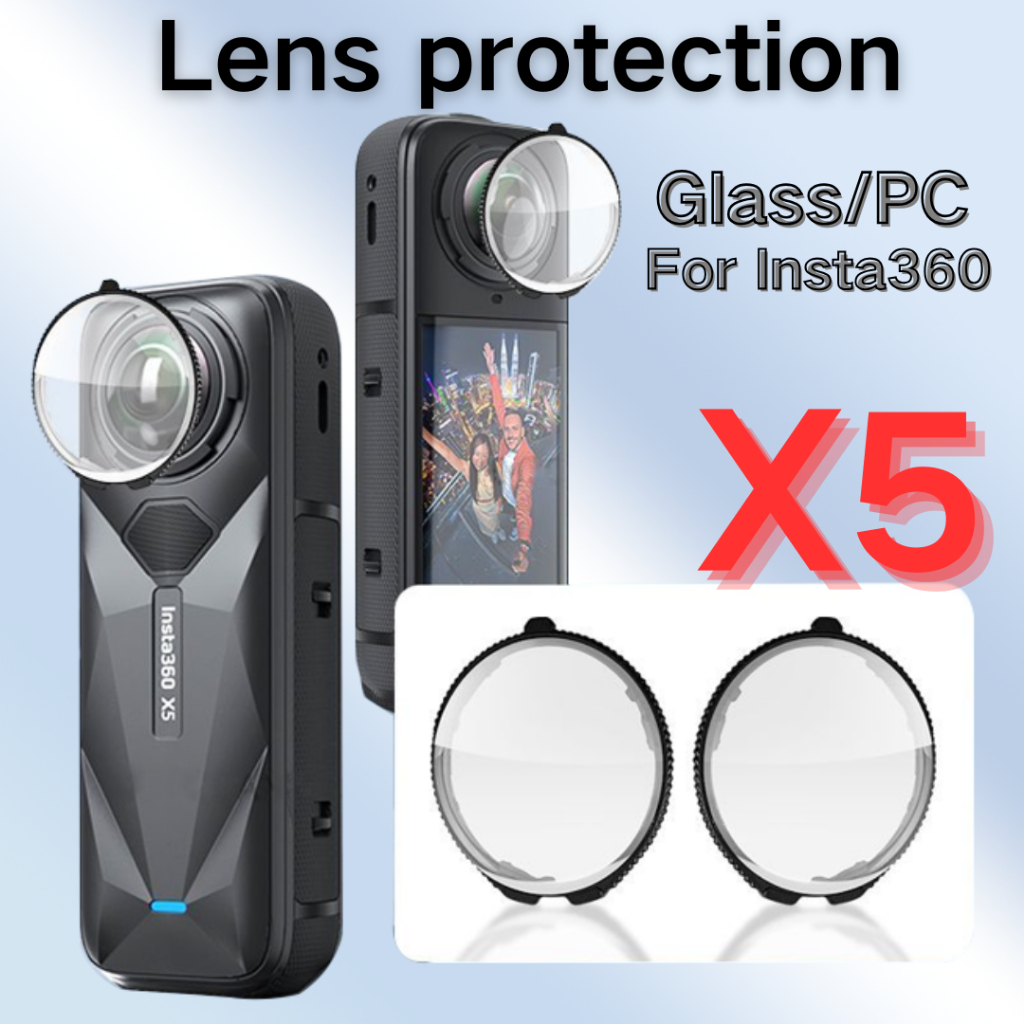 X5 Premium Lens Guards for Insta360 X5 Camera Accessories Scratch ...