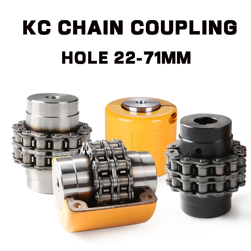 KC Chain Coupling Hole 22-71MM 45 Steel GL Roller Gear Motor Coupling ...