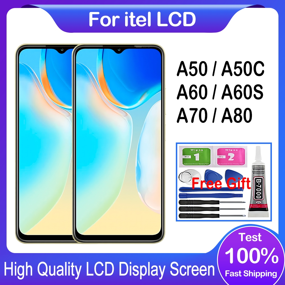 For itel A50 A50C A60 A60s A70 A80 LCD Display Touch Screen Replacement | Shopee Philippines