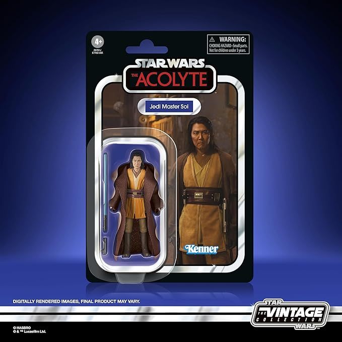 Star Wars Retro Series Jedi Knight Saul, Acolyte 3.75-Inch Collection ...