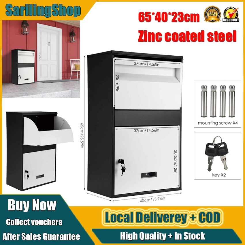 ⭐️Local Delivery⭐️Smart Touchless Parcel Drop Box Anti-Theft All ...