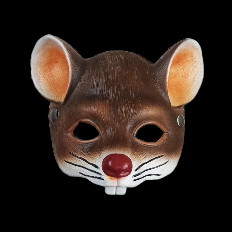 Mouse Mask Adult Children Halloween Masquerade Cartoon Half Face Cute ...