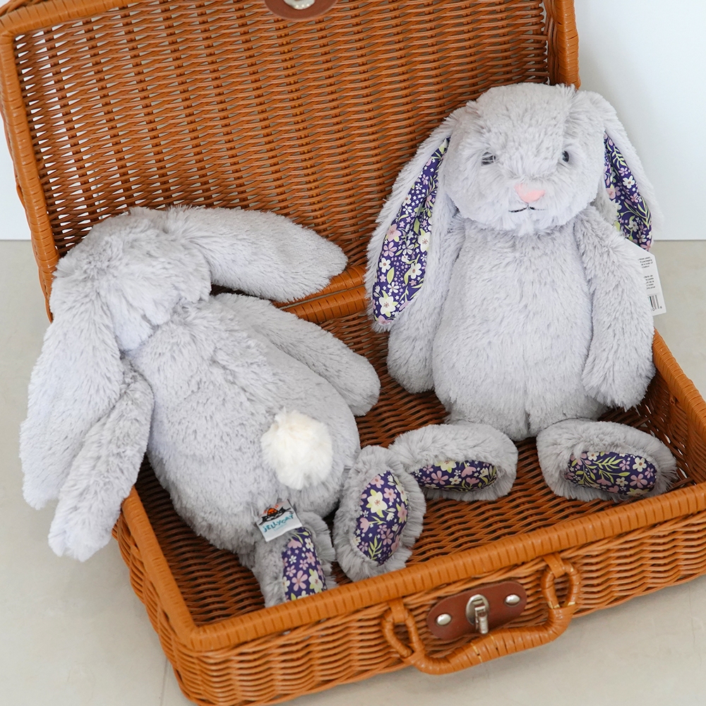 28CM Fluffy Bonnie Stuffed Easter Bunny Soft Cute Rabbit Plushies ...