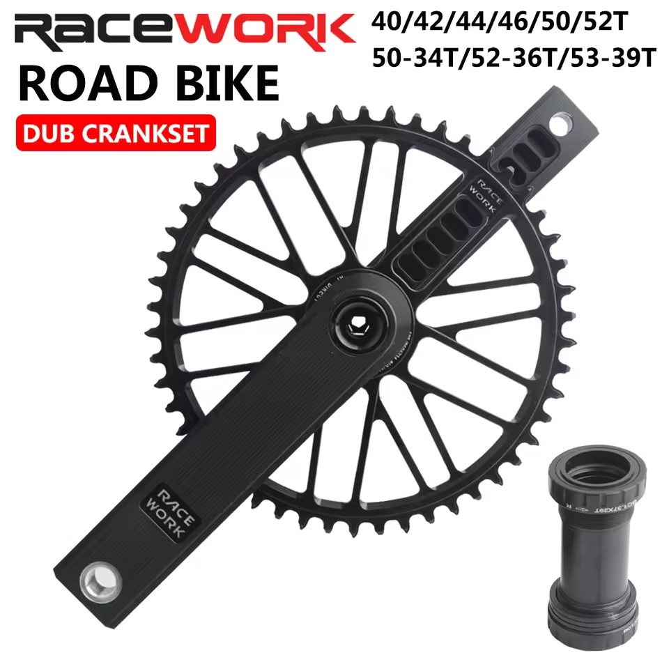Racework Road Bike Crankset 29 Shafts 170mm 40T 42T 44T 46T 50T 52T ...