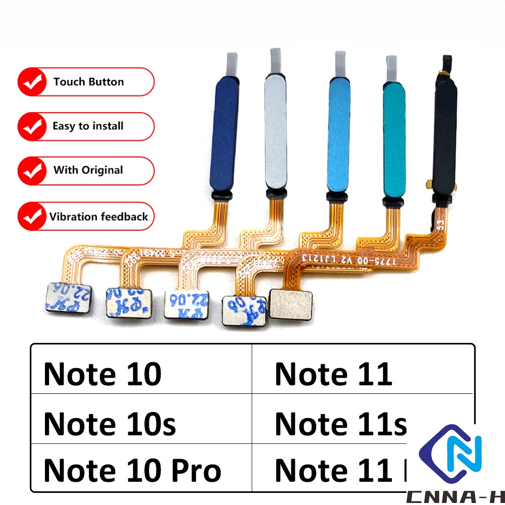 For Redmi Note 10 10s 11 11s Pro Poco M4 Pro 4G 5G Home Button ...