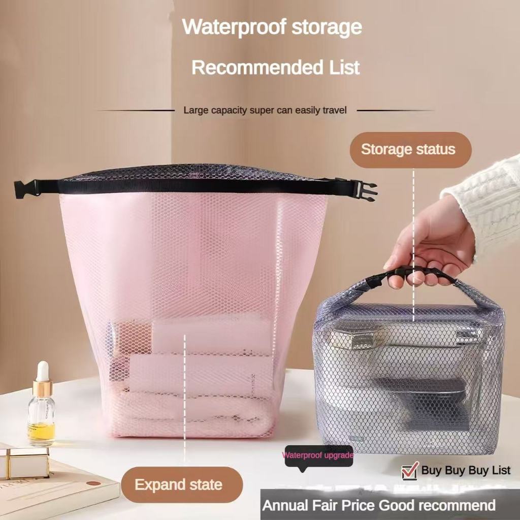Transparent Waterproof Bag Clothing Storage Organizer Bag Fitness ...