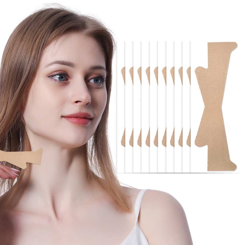 Invisible Neck Lift Tape, 10pcs Instant Neck Tightening Strips for ...