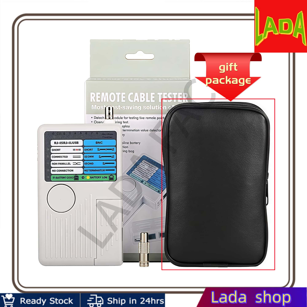 4-in-1 Remote RJ11 RJ45 USB BNC LAN Network Phone Cable Tester (gift ...