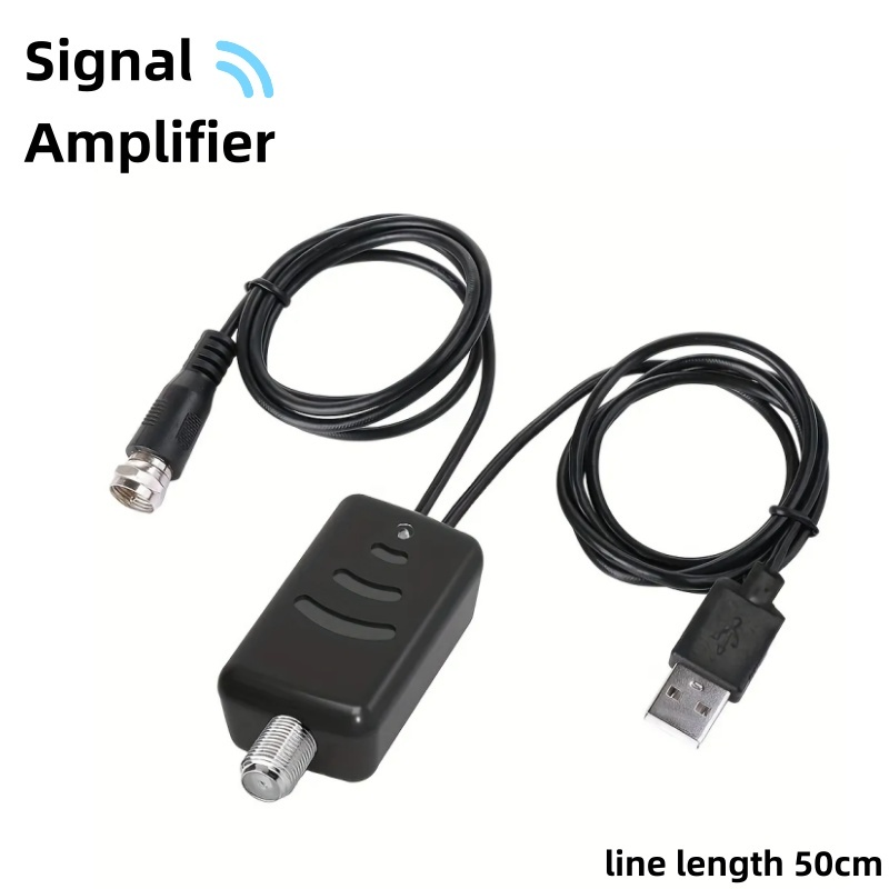 4K UHD Digital TV Antenna Amplifier Signal Booster Low Noise High Gain ...