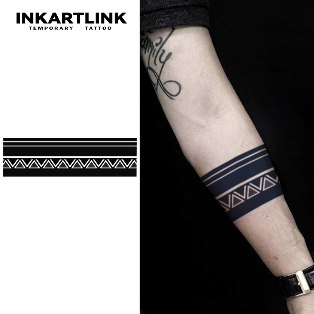 Inkartlink Arm Band Wrist Ring Armband Waterproof Temporary Tattoo ...