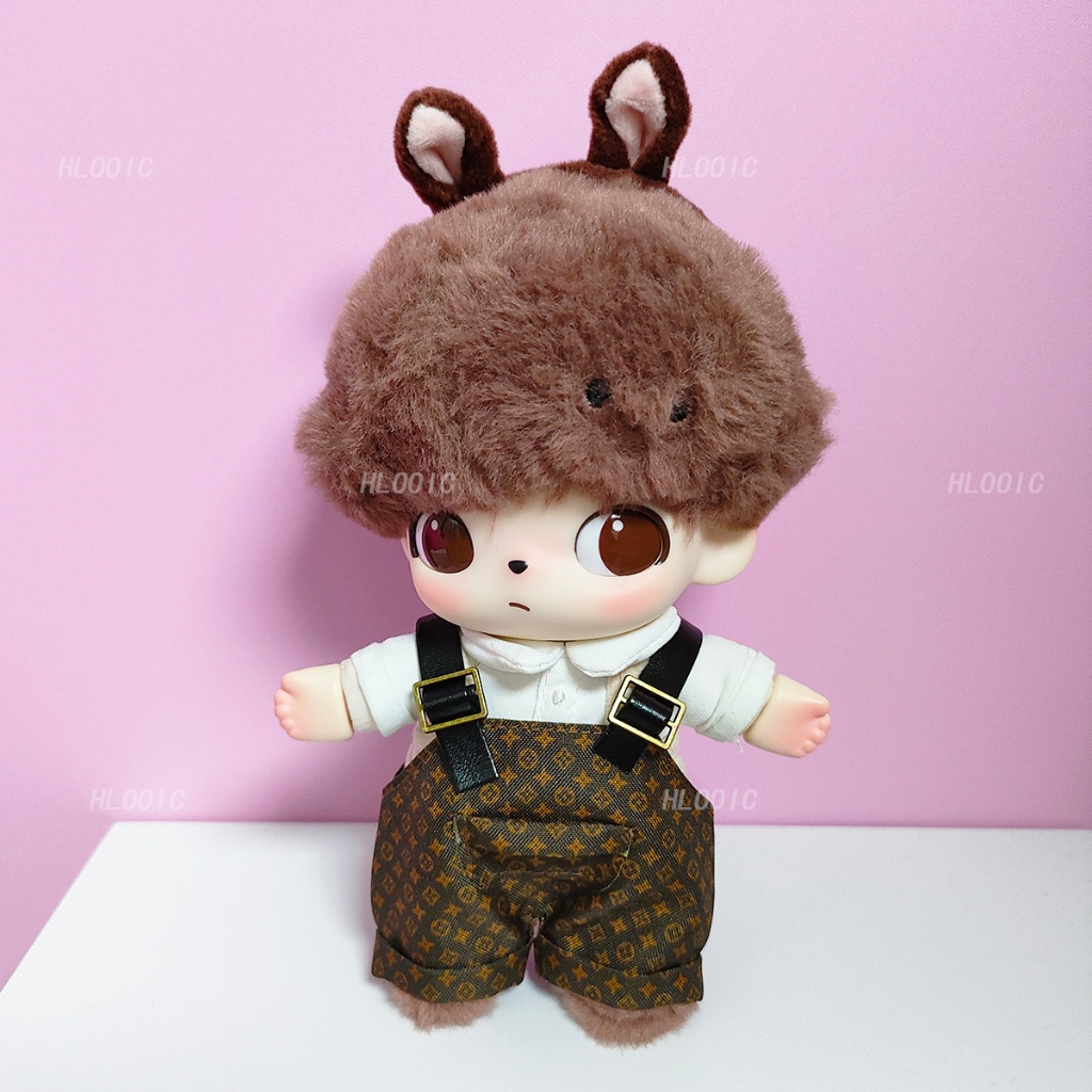 doll suspenders trousers for DIMOO World 17cm Labubu Doll rompers for ...