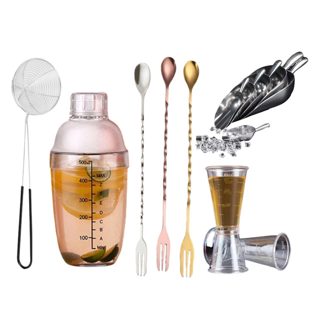 Cocktail Shaker Measure Cup Dual Shot Drink Measure Jigger Kitchen Bar ...