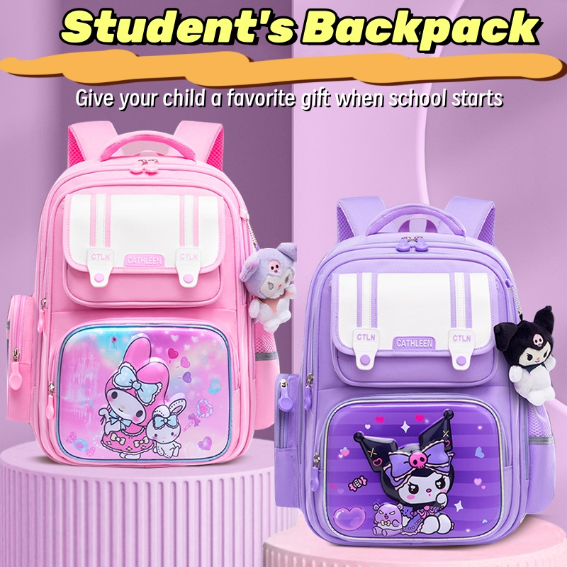 NEW Children's School Bag Waterproof Large Capacity Kids School ...