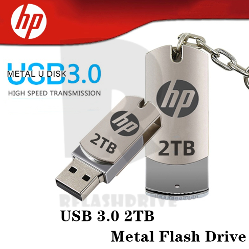 HP Rotating Metal Pen Drive USB 2.0 2TB High Speed Flash Drive ...