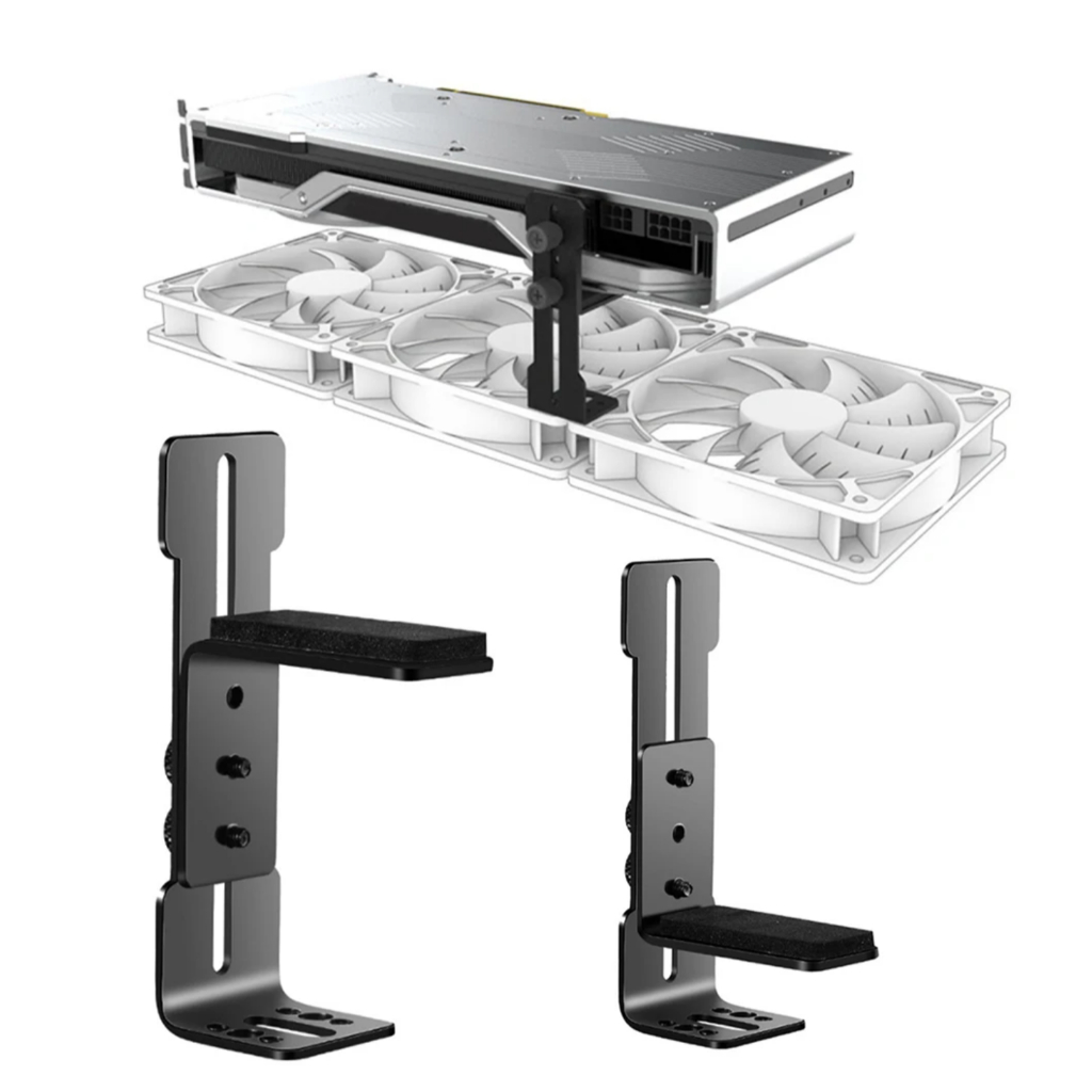Chassis 12cm Fan Position GPU Support Frame Stainless Steel Computer ...