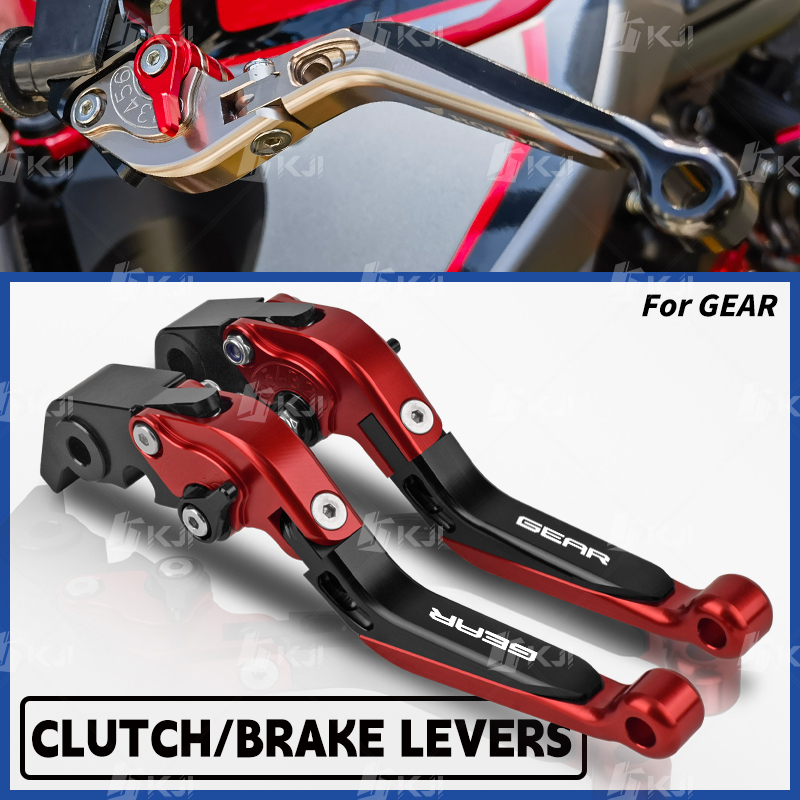 For Yamaha MIO GEAR/GEAR S 125 Brake Lever Set Adjustable Folding ...