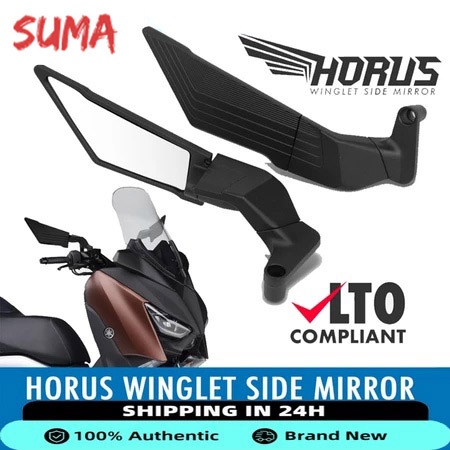 Horus Winglet 28cm Large Full Alloy Adjustable Mirror Mount Walang ...