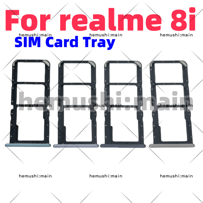 SIM Card Tray For realme 8i Phone Case Slot Holder Cellphone Part ...