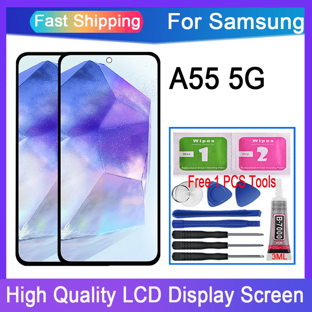 OEM For AMOLED TFT Samsung Galaxy A55 5G LCD Display Touch Screen With ...