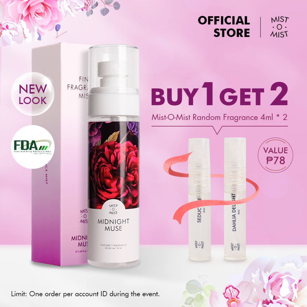 [Best Seller] Mist-o-Mist Midnight Muse 100ml - Long Lasting Floral ...