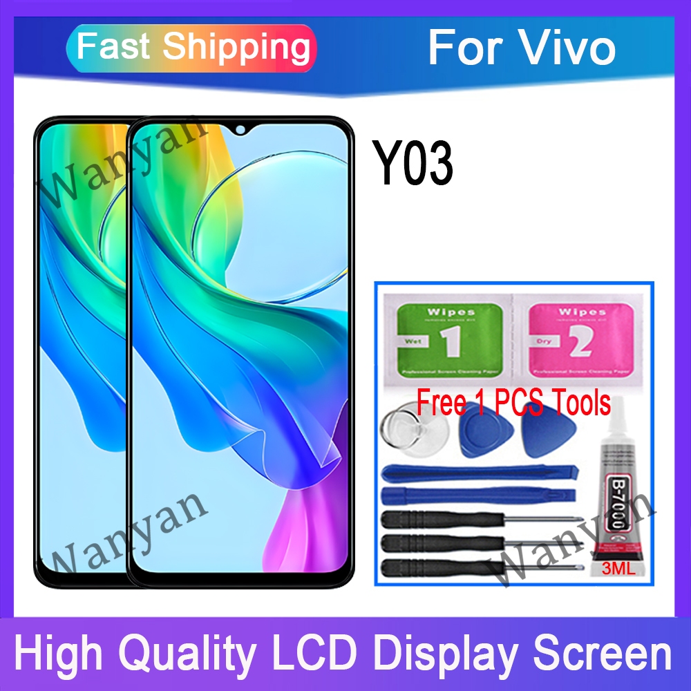 OEM For Vivo Y03 LCD Display Touch Screen Digitizer With Frame Replacement | Shopee Philippines