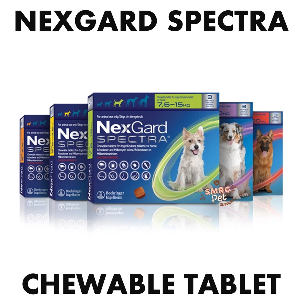 Nexgard Spectra with Stickers Anti Tick & Flea with Sticker for Dog ...