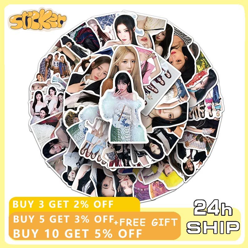 50PCS Korean Kpop Girl Band Babymonster Sticker DIY Luggage Laptop ...