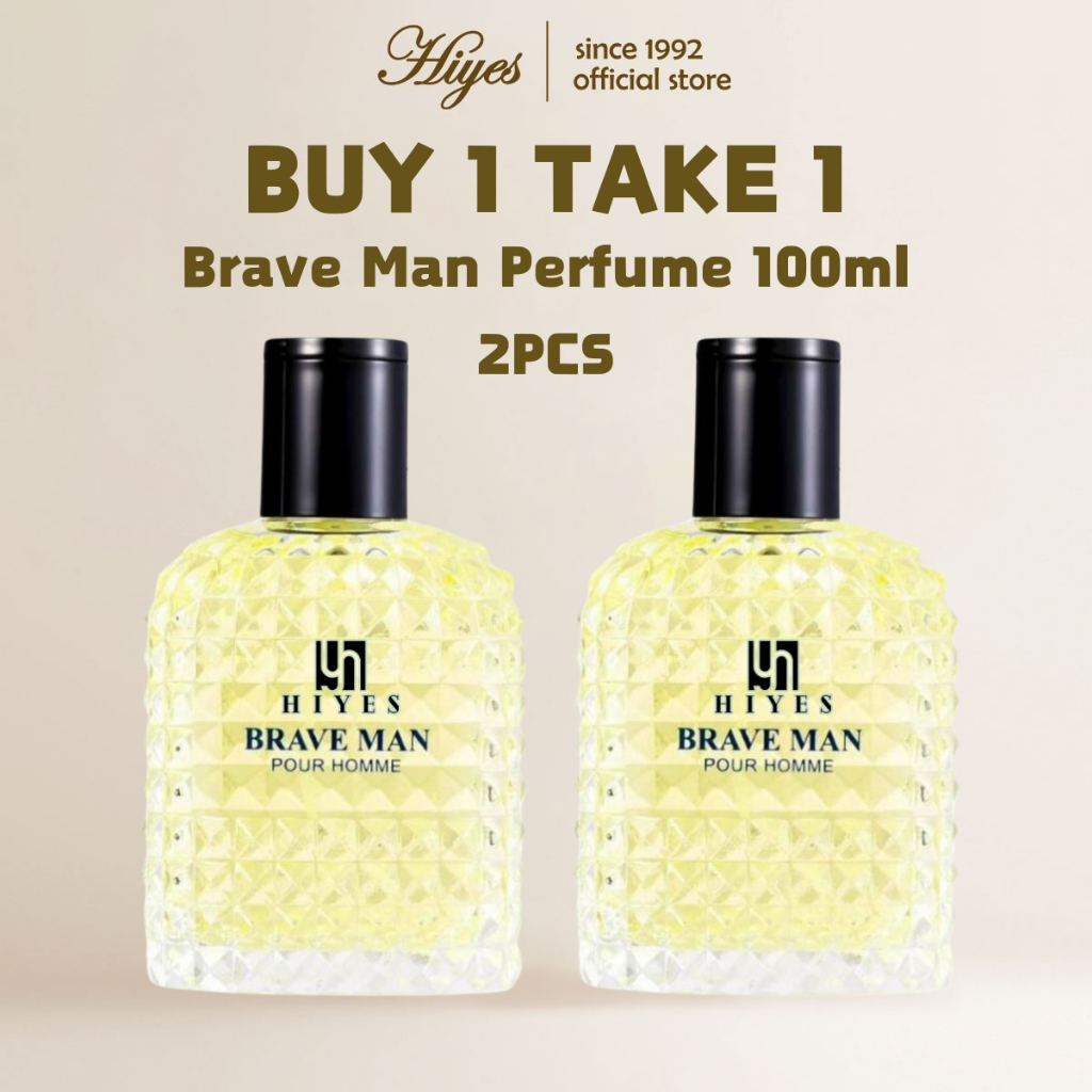 HIYES【Buy 1 Take 1】Brave Man perfume 100ml for man Cologne Fragrance ...